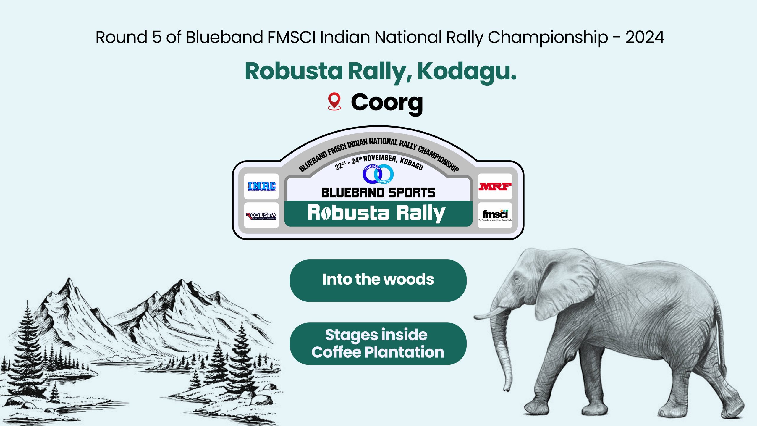 Indian National Rally Championship 2024 | INRC 2024 | BlueBand Sports